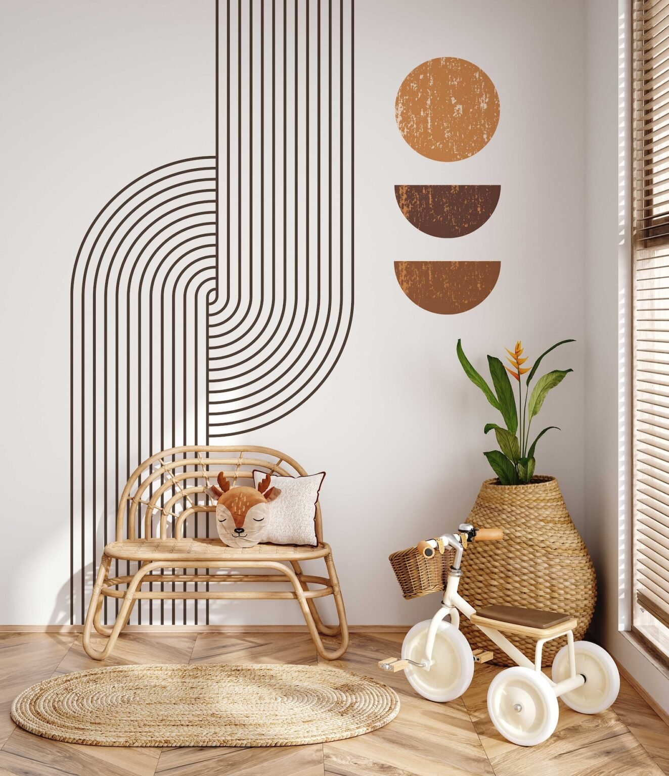 Geometric Wall Arch Decal Set - Bella Stampa