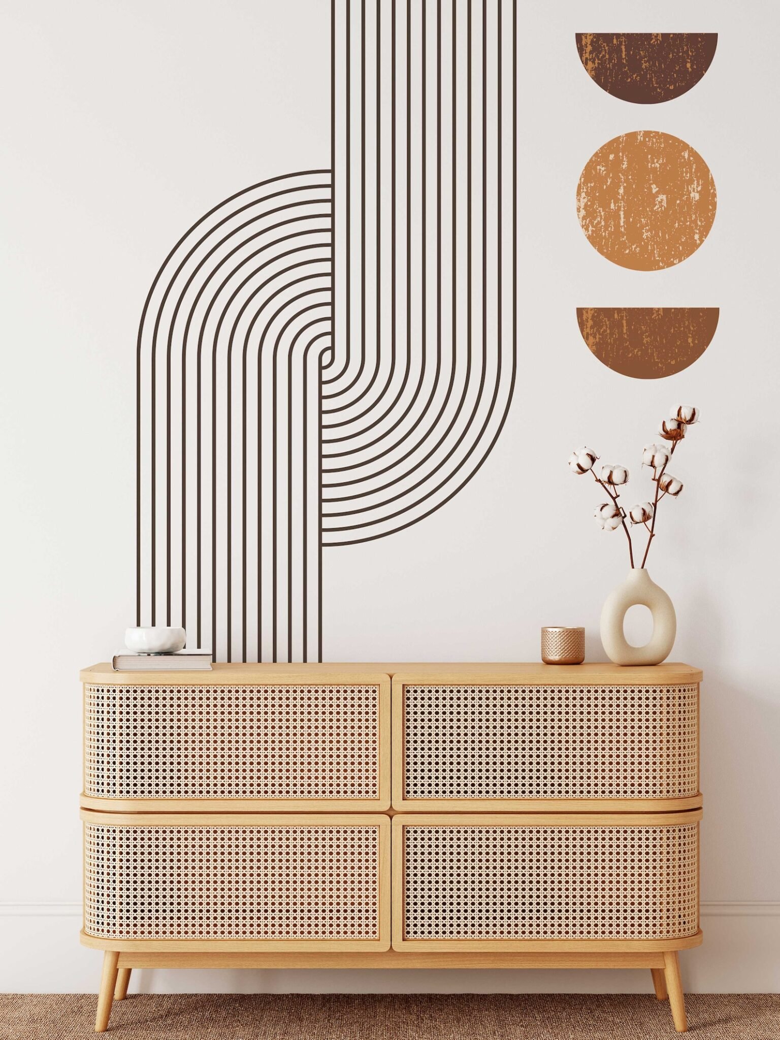 Geometric Wall Arch Decal Set - Bella Stampa